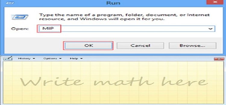 Math Input Panel